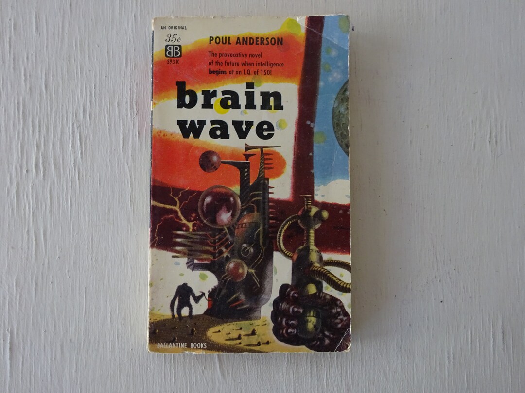 Vintage Paperback, Brain Wave, Poul Anderson, 1960, Ballantine Books ...