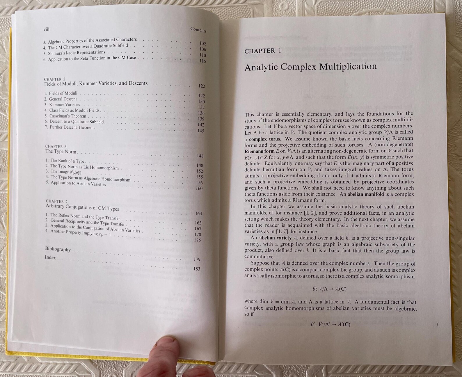 Vintage Complex Multiplication Textbook - Serge Lang 1983 - Etsy