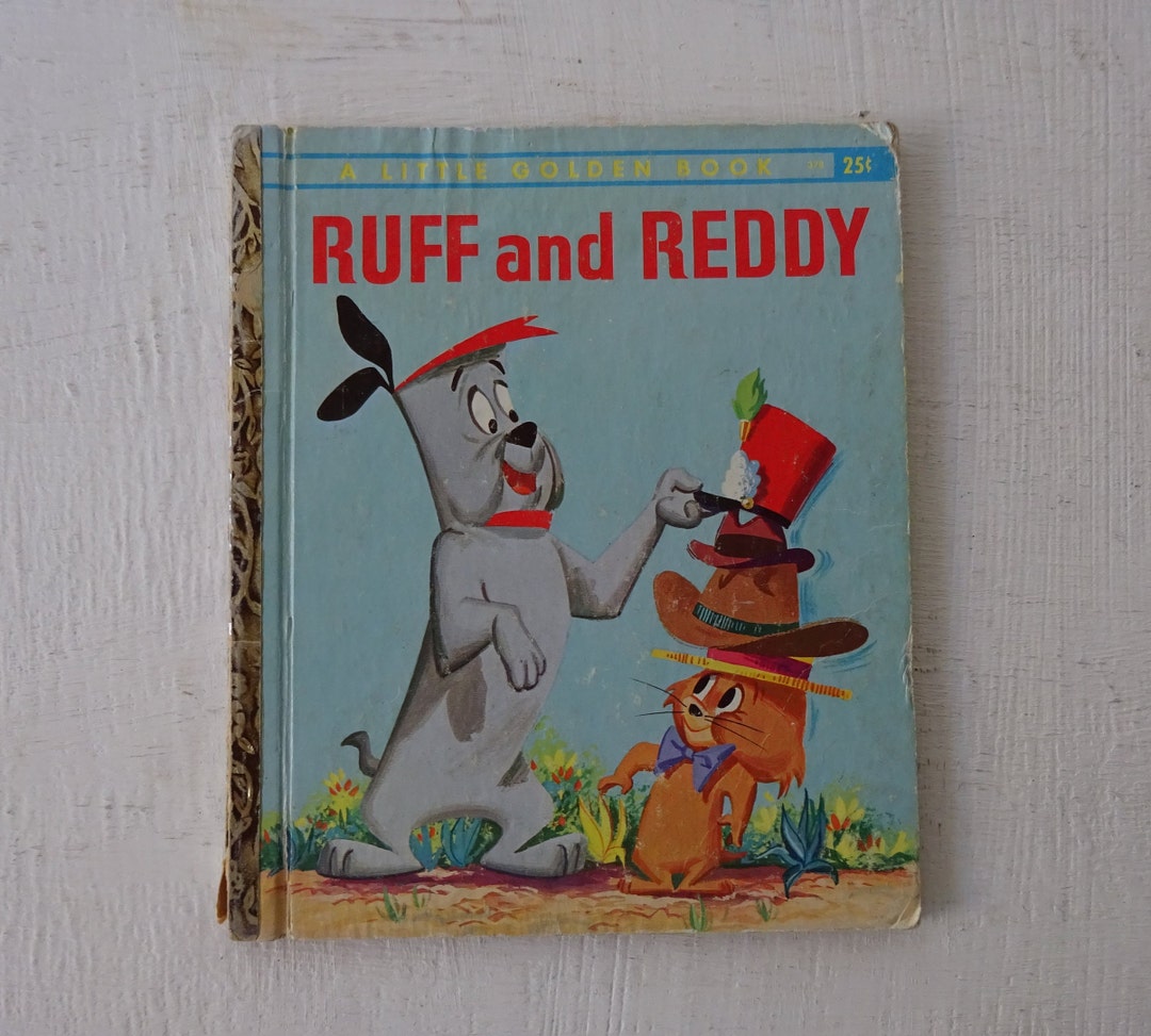 Vintage Children's Book, Ruff and Reddy, 1959, A Little Golden Book ...
