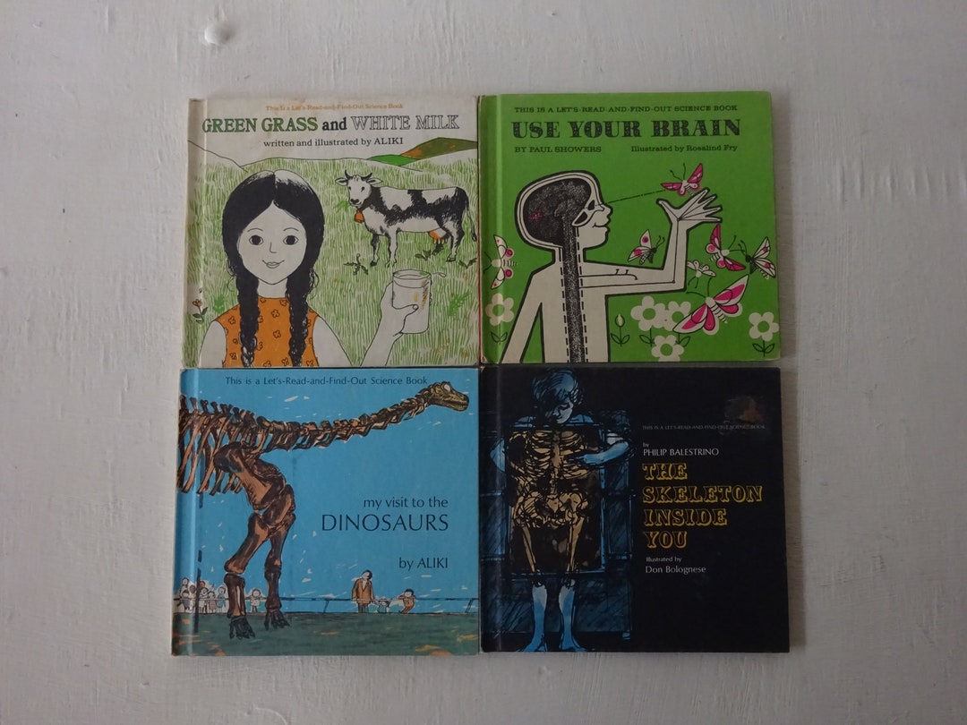 Vintage Children's Science Books: 1970s Illustrated Set - Etsy