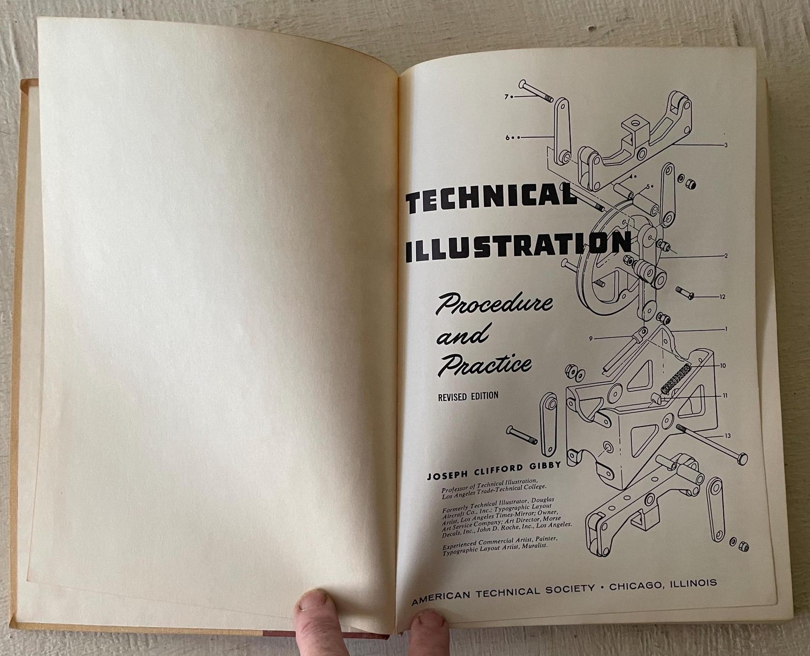 Vintage Technical Illustration Textbook: Joseph Clifford Gibby, 1967 - Etsy