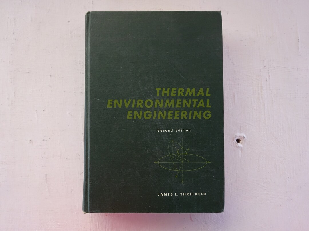 Vintage Thermal Environmental Engineering Textbook, 1970 2nd Edition - Etsy