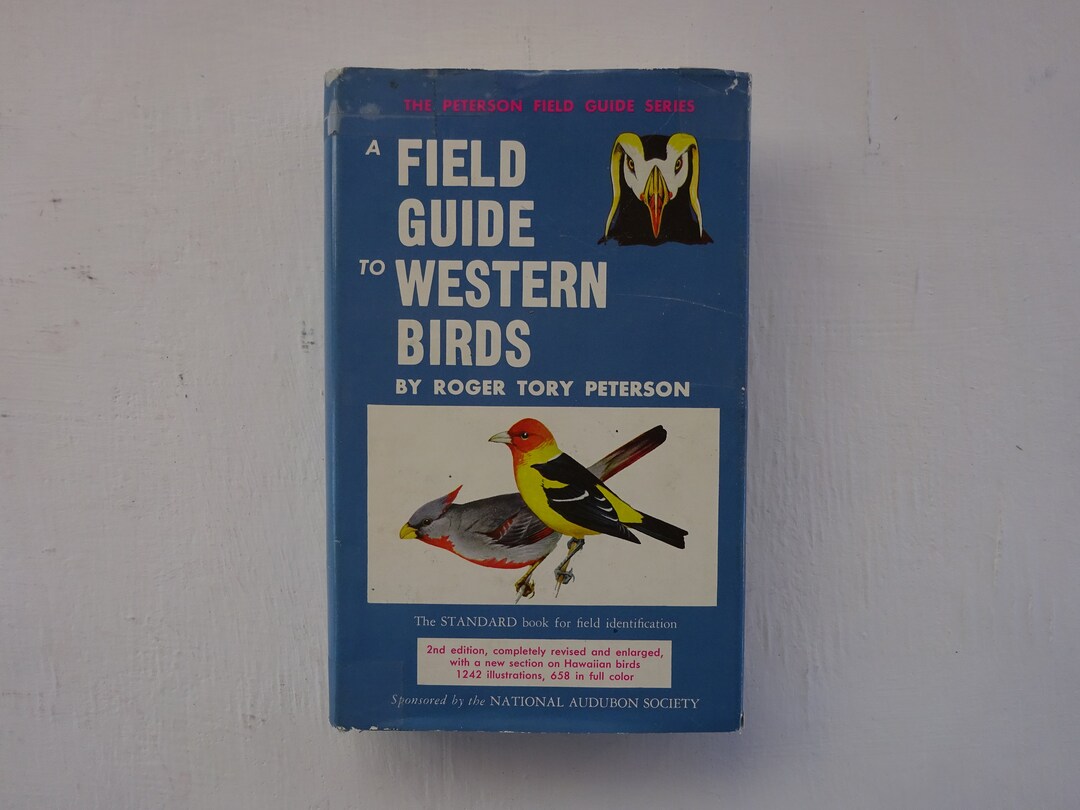 Vintage Book, A Field Guide to Western Birds, Peterson, 1961, Second ...