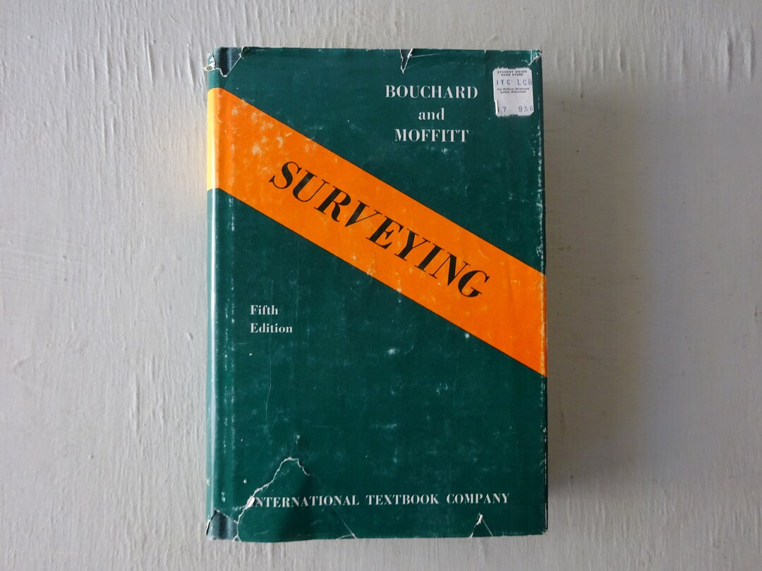 Vintage Surveying Textbook: Bouchard and Moffitt, 1965 5th Edition - Etsy