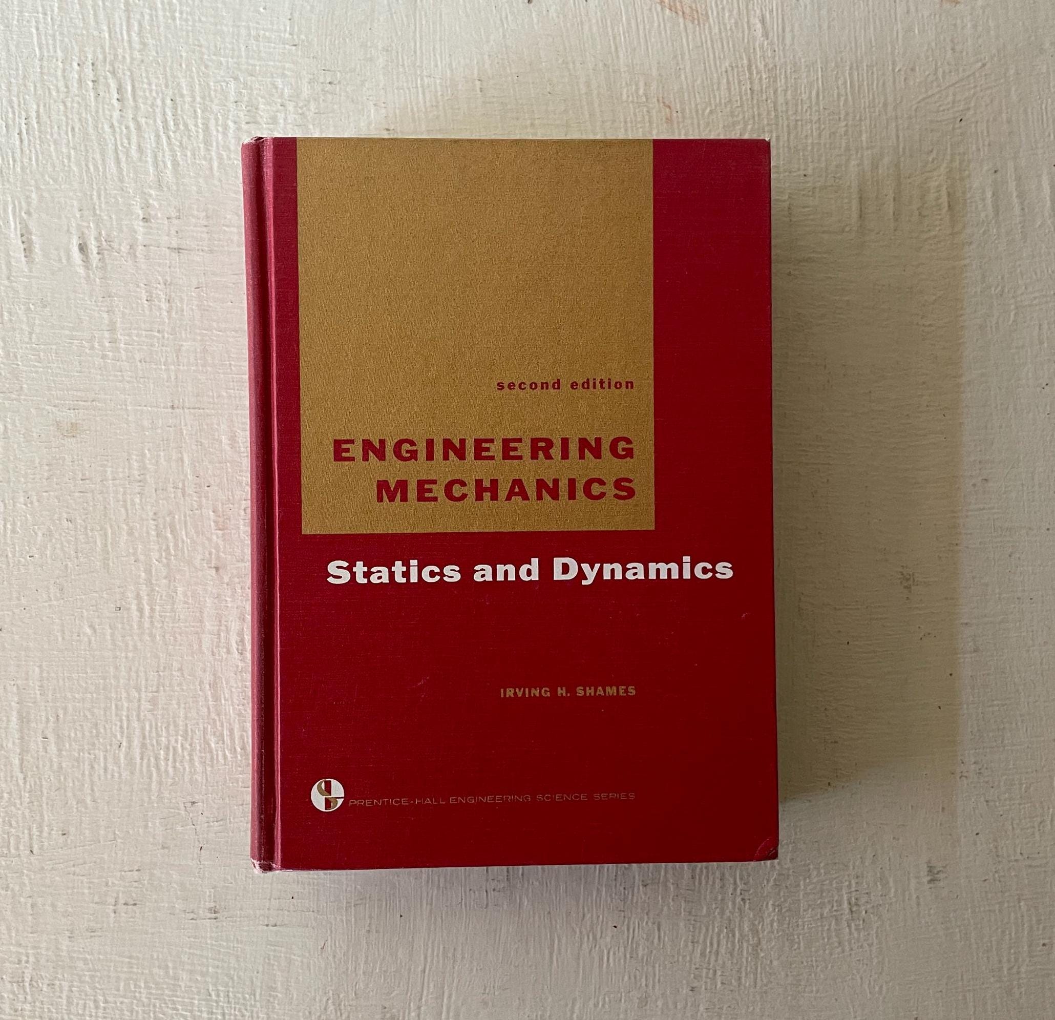 Vintage Engineering Mechanics Book: Statics and Dynamics, 1967 - Etsy
