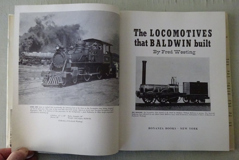 Vintage Illustrated Book: the Locomotives That Baldwin Built, 1966 - Etsy