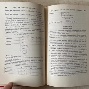 Vintage Textbook, Intermediate Algebra for College Students, Thurman ...