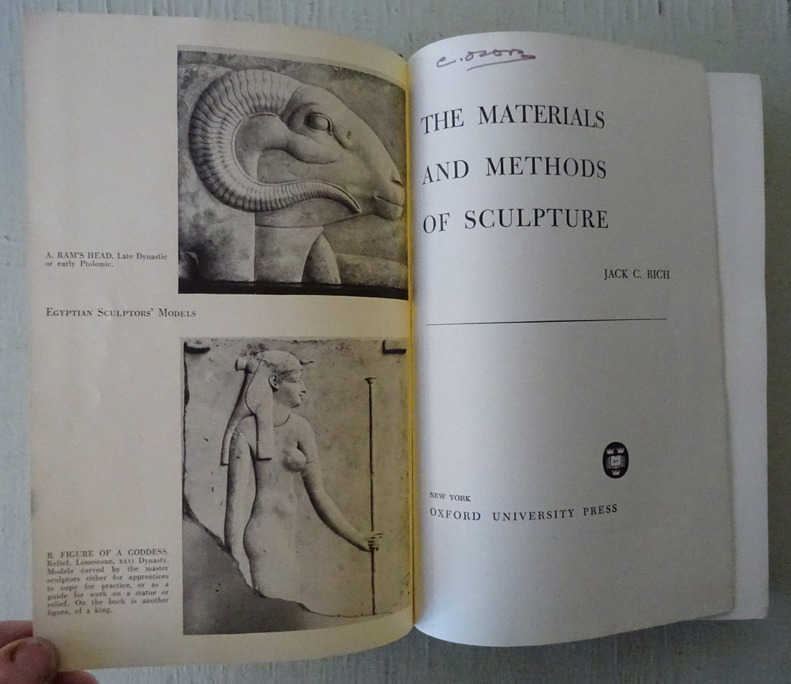 Vintage Textbook the Materials and Methods of Sculpture Jack - Etsy