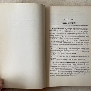 Vintage Textbook, Intermediate Algebra for College Students, Thurman ...