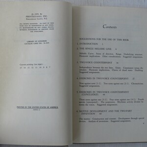 Vintage Textbook, Counterpoint, Kent Kennan, 1959, Classical Music ...