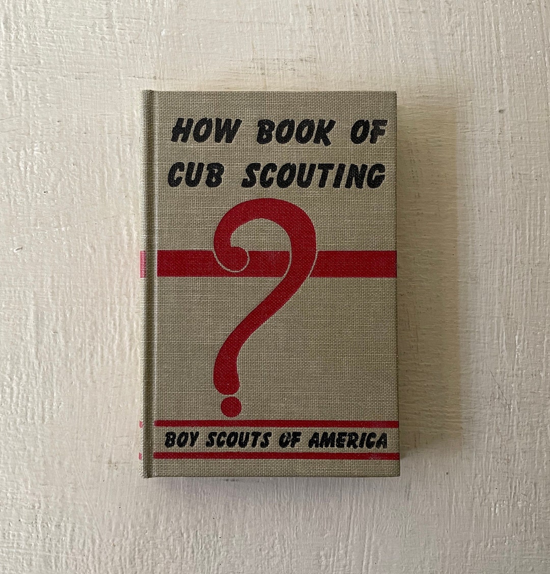 Vintage 1966 BSA Cub Scouting Book: Illustrated Guide - Etsy