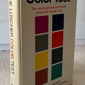 Vintage Book, the Luscher Color Test, Edited by Ian Scott, Based on ...