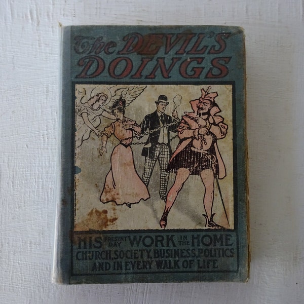 Antique Devil Book - Etsy