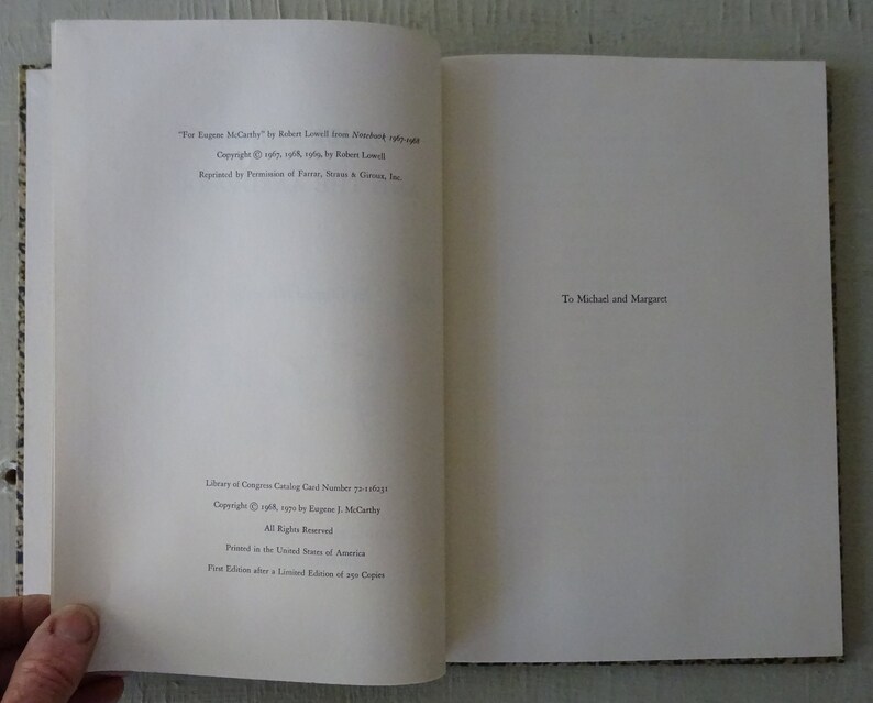 Vintage Book Other Things and the Aardvark Eugene Mccarthy - Etsy