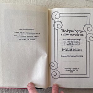 Vintage Book, Phyllis Diller, the Joy of Aging & How to Avoid Them ...