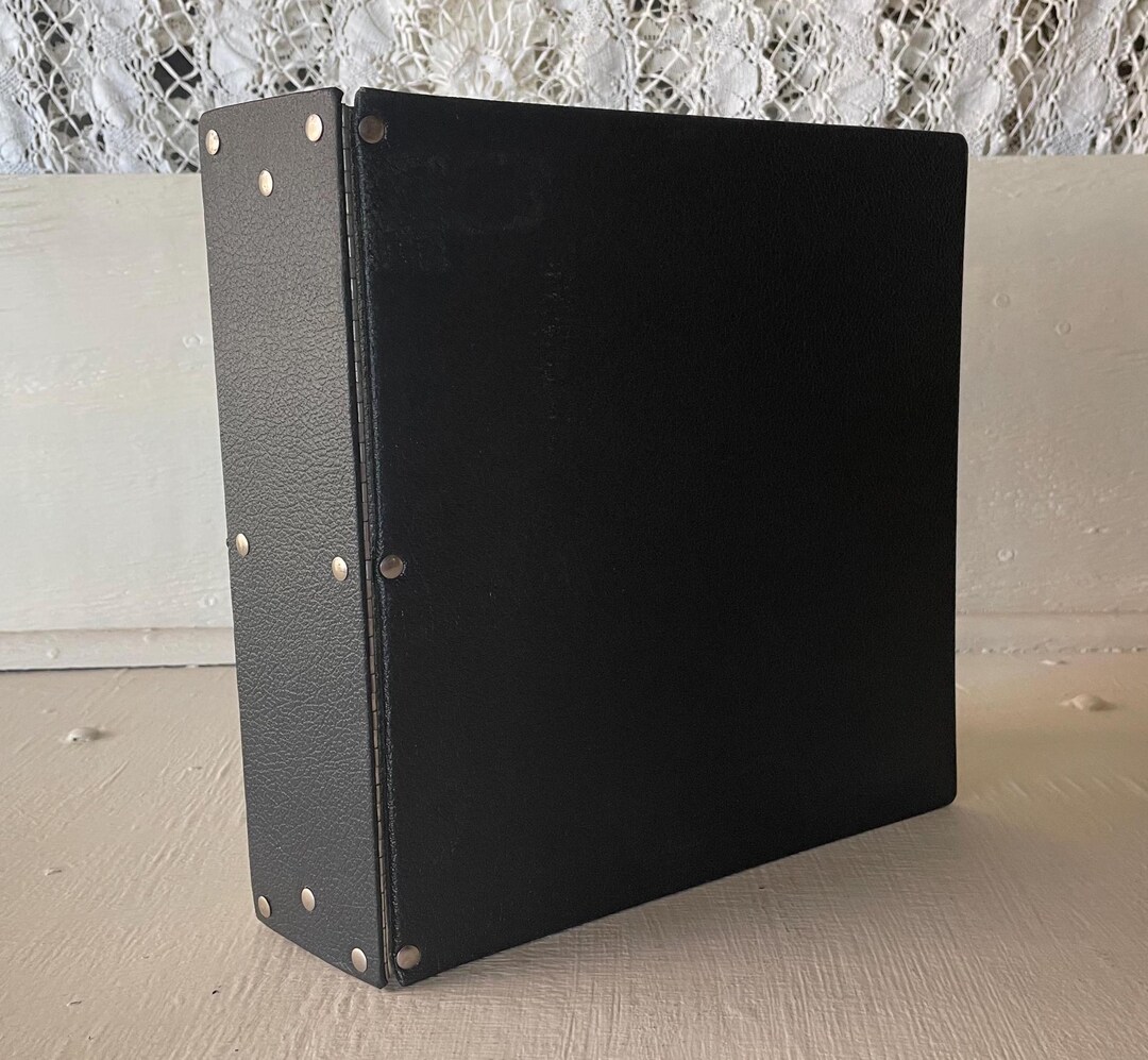 Vintage Notebook, 3 Ring Binder, Columbia NY, Free Shipping ,black ...
