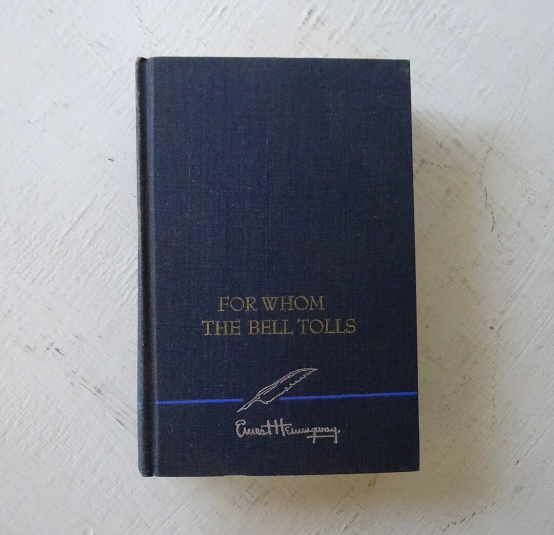 Vintage Book, for Whom the Bell Tolls, Ernest Hemingway, 1940, Early ...