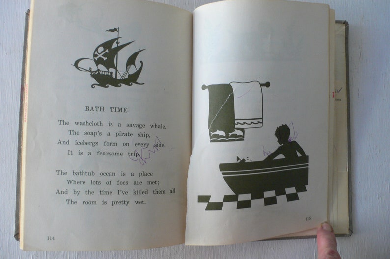 Vintage Children's Book Around and About Marchette | Etsy