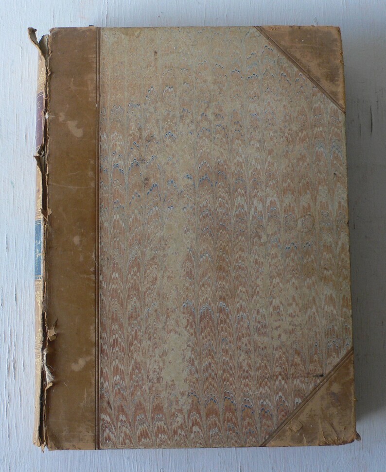 Antique Book Science for All Illustrated Leather Bound - Etsy