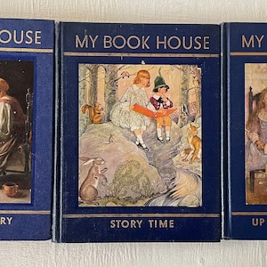 Vintage Children's Book Set, My Book House, 3 Volumes, 1947 ...