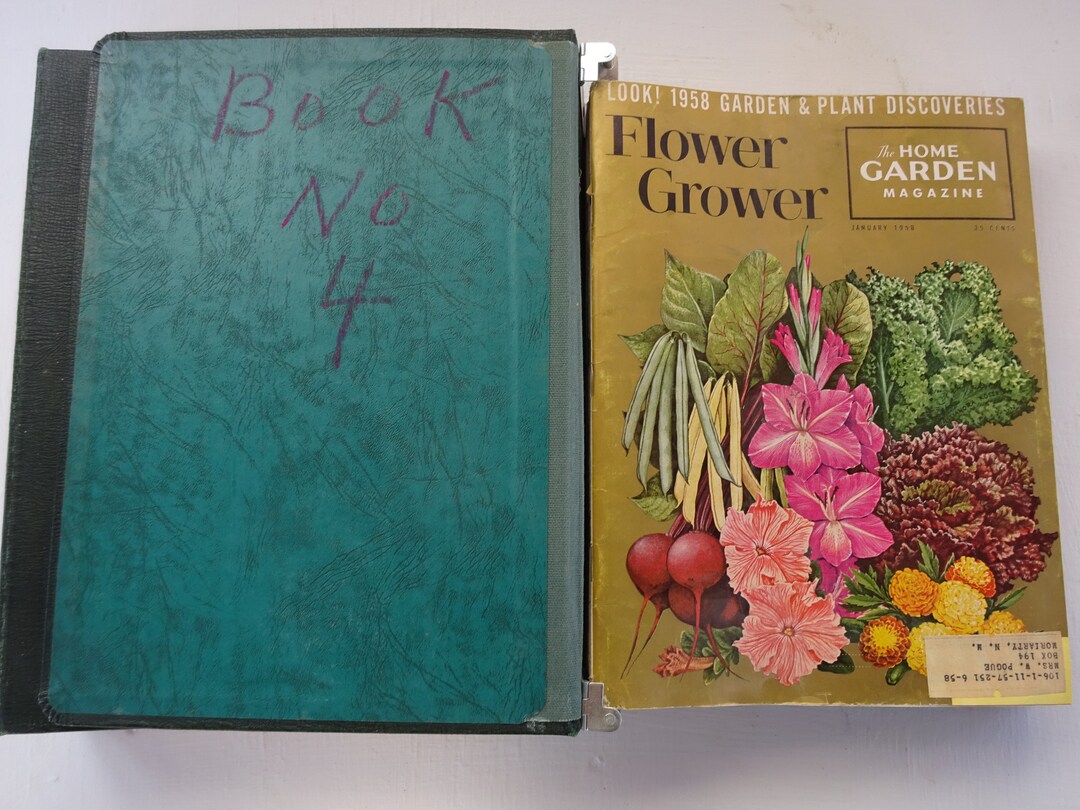 Vintage Magazines in Binder, Flower Grower, the Home Garden Magazine ...