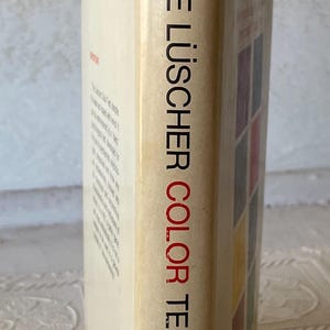 Vintage Book, the Luscher Color Test, Edited by Ian Scott, Based on ...