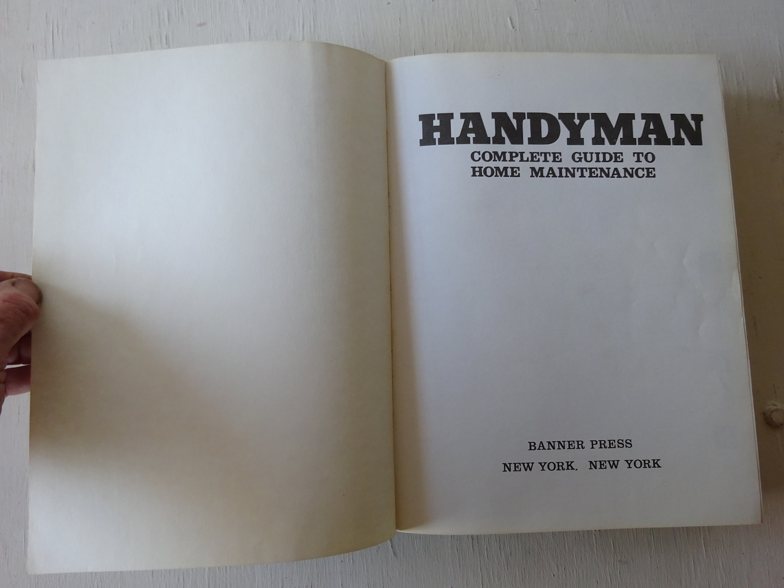Vintage Handyman Book Stack, 3 Volumes, 1950's Graphics, DIY, Vintage ...