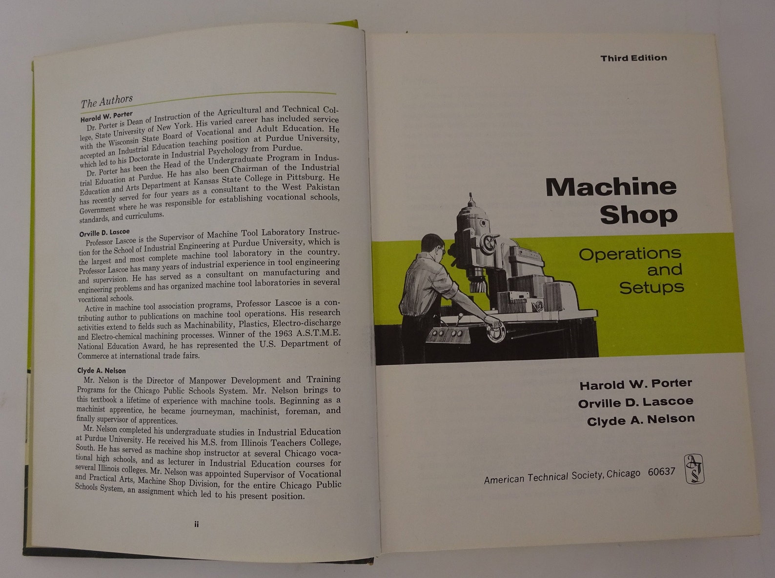 Vintage Textbook Machine Shop Operations and Setups Porter - Etsy