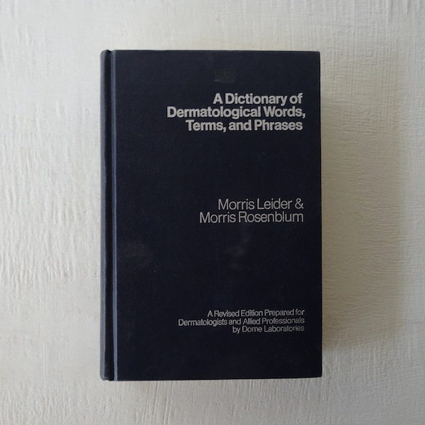 Medical Dictionary - Etsy