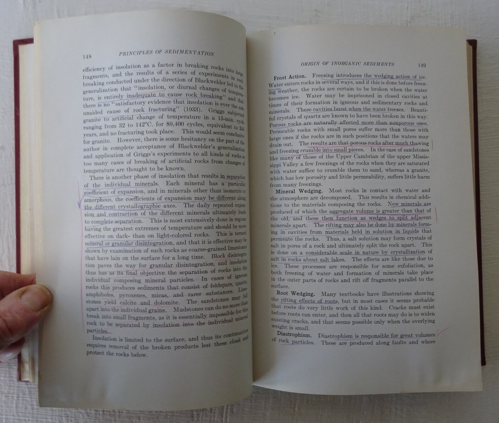 Vintage 1950 Principles of Sedimentation Textbook: Illustrated Mcgraw ...
