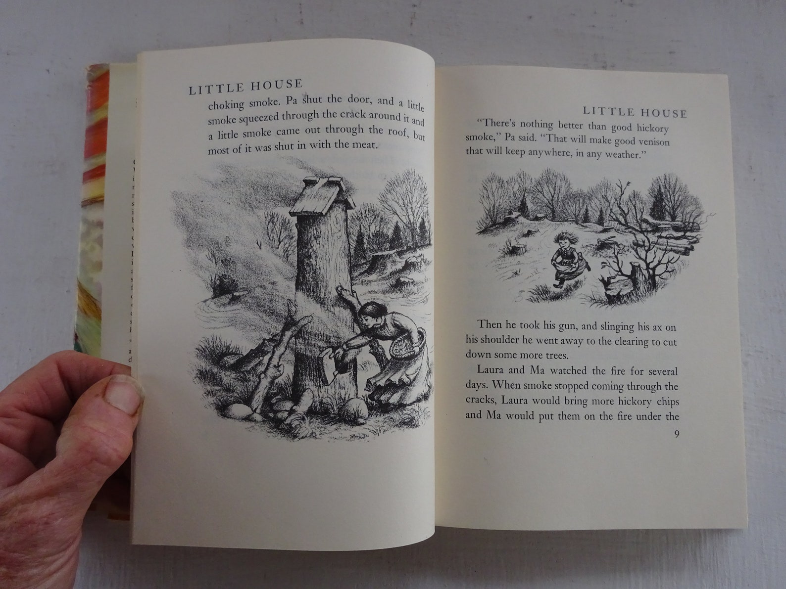 Vintage Children's Book Little House in the Big Woods - Etsy