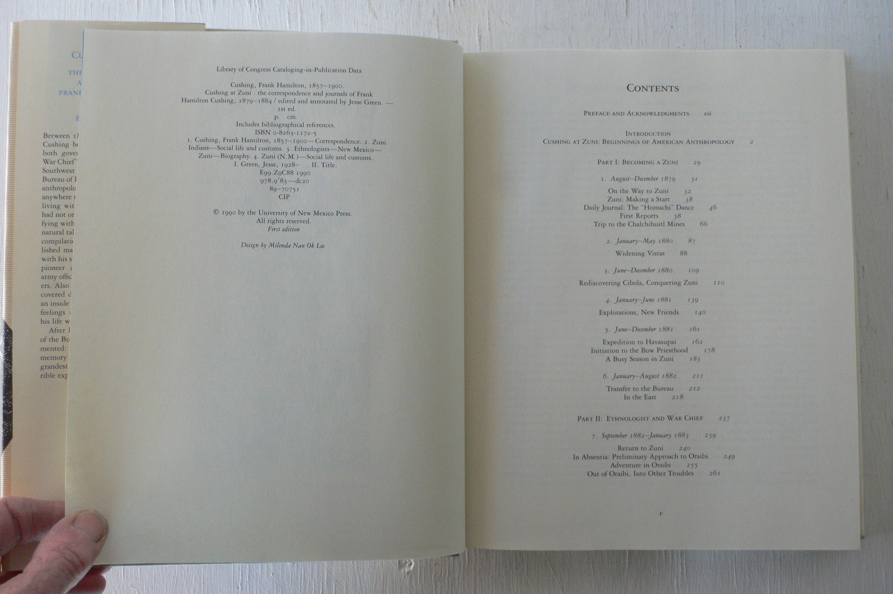 Vintage book Cushing At Zuni Frank Hamilton Cushing Jesse - Etsy.de