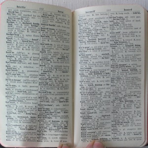 Vintage Tiny Book Stack, Dictionaries, Italian Dictionary, Decorative ...