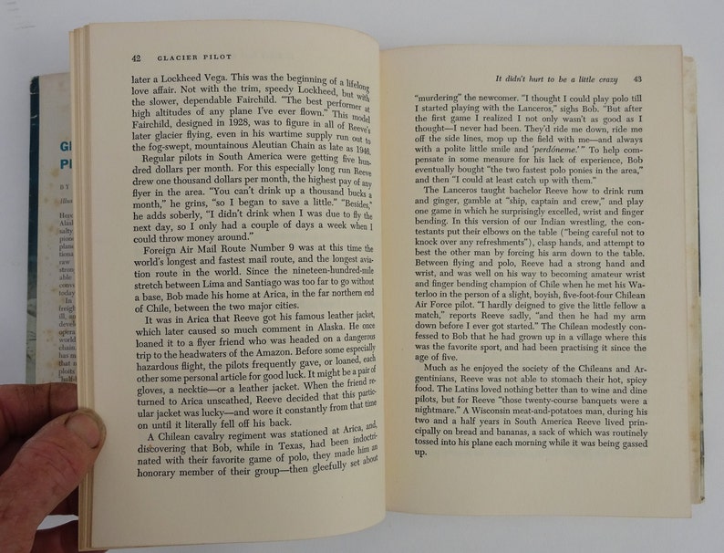 Vintage Book Glacier Pilot by Beth Day Bob Reeve 1970 - Etsy