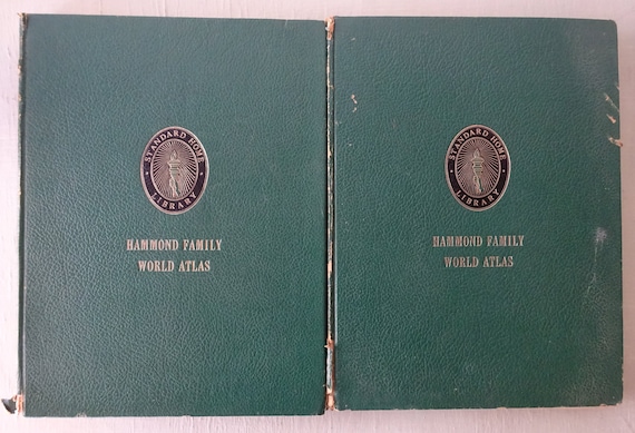 Vintage World Atlas Book