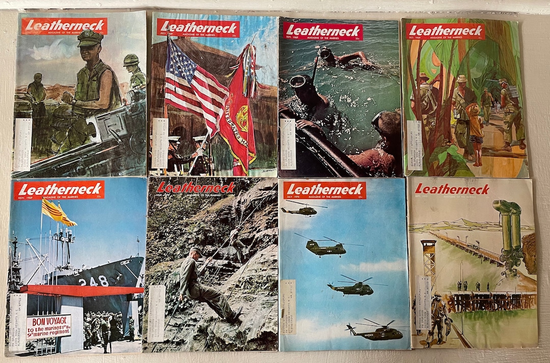 Vintage Leatherneck Magazine Collection: 1960s Marine Corps, 21 Issues ...