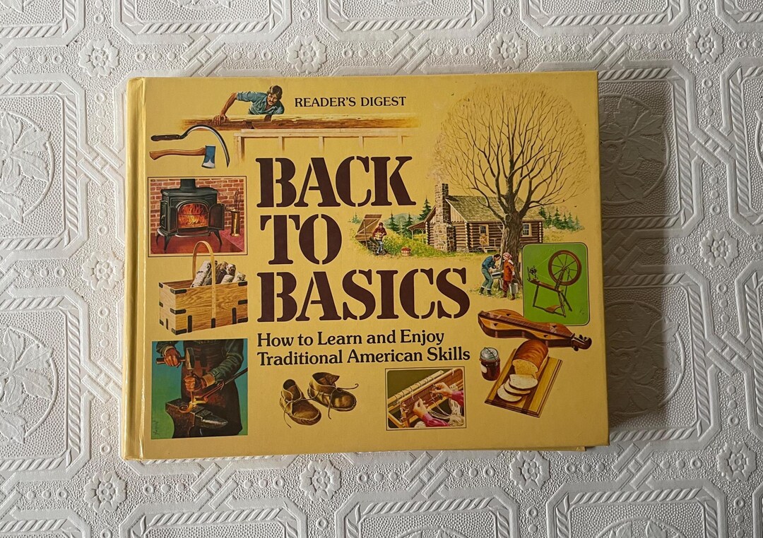 Vintage Reader's Digest Back to Basics Book: 1985 Illustrated Guide - Etsy