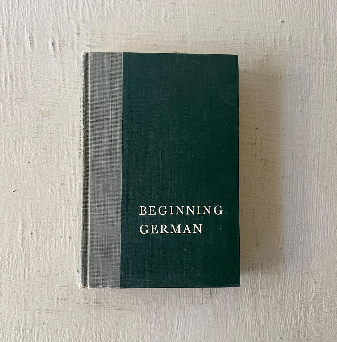 Vintage Beginning German Textbook, 1957 Illustrated Edition - Etsy