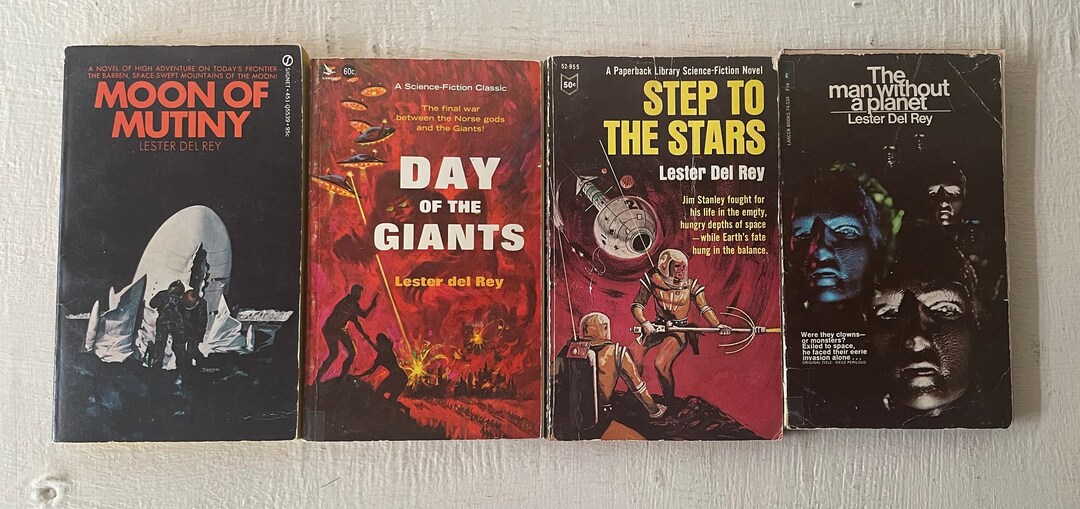 Vintage Lester Del Rey Sci-fi Paperbacks: 4-volume Collection - Etsy