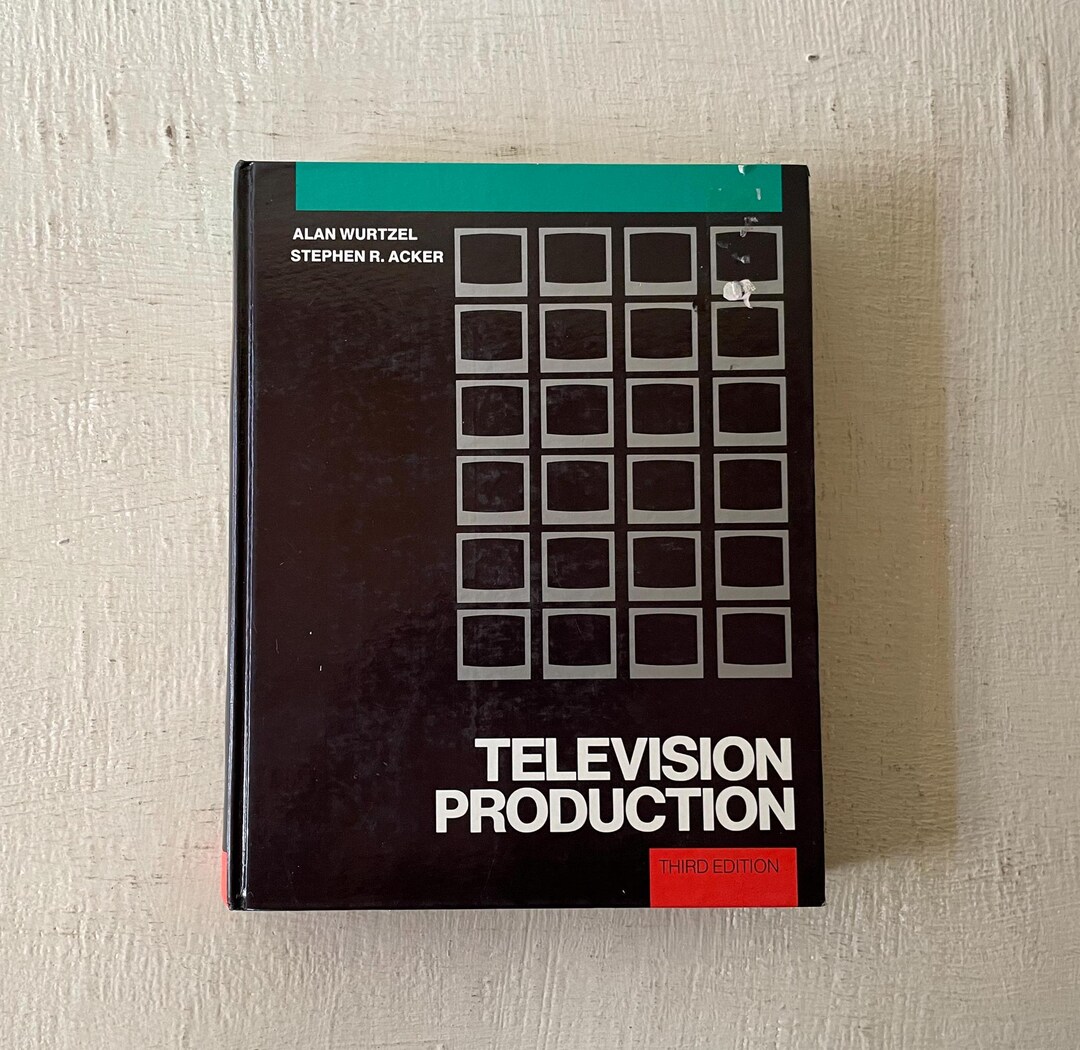 Vintage Television Production Textbook: Alan Wurtzel, 1989 - Etsy