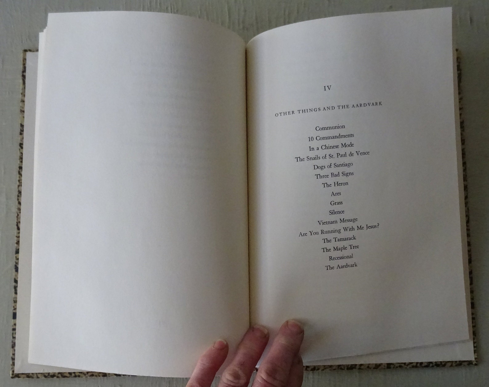 Vintage Book Other Things and the Aardvark Eugene Mccarthy - Etsy