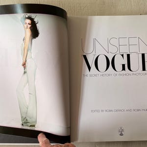 Vintage Art Book, Unseen Vogue, the Secret History of Fashion ...