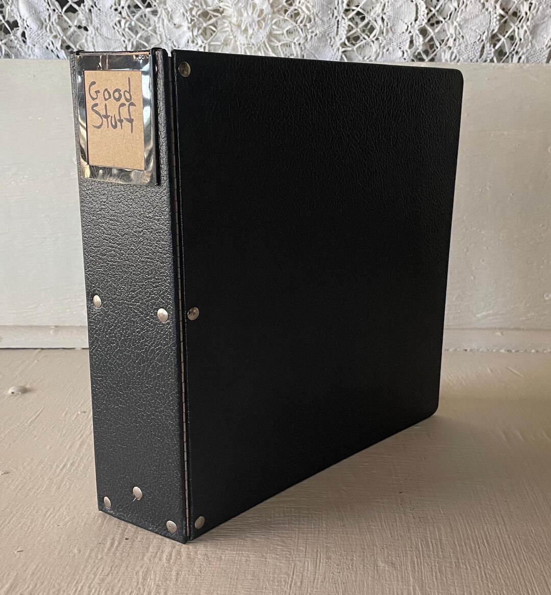 Vintage Notebook, 3 Ring Binder, Columbia NY, Free Shipping ,black ...