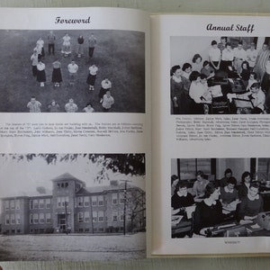 Vintage Yearbook: the Tiger '57, Jefferson School, Bowersville Ohio - Etsy
