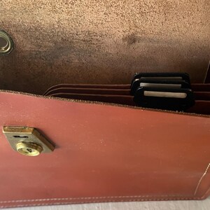 Vintage Leather File, Rexbilt, Top Grain Cowhide, 1960's Fashions and ...