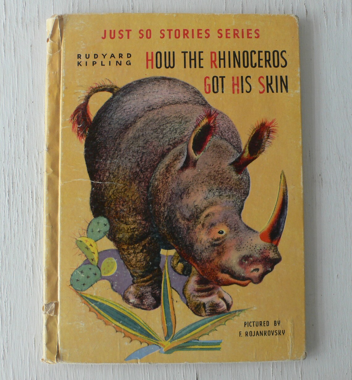Vintage Children's Book How the Rhinoceros Got His Skin | Etsy