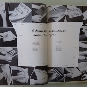 Vintage Yearbook: the Tiger '57, Jefferson School, Bowersville Ohio - Etsy
