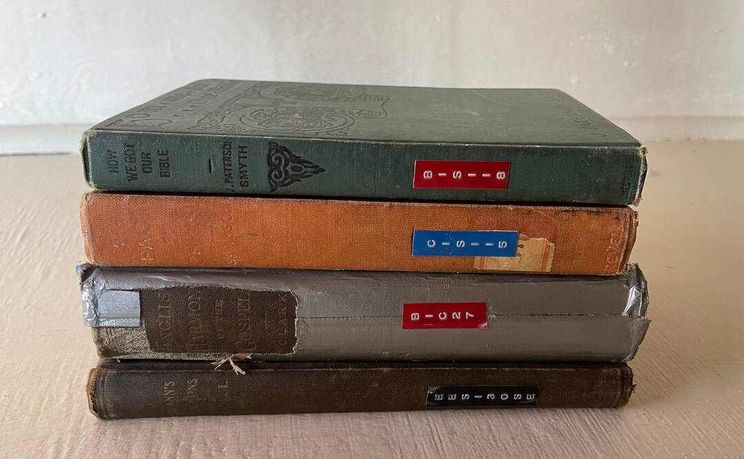 Antique Religious Books, Bible, Christianity, Sermons, Christ, 4 Worn ...