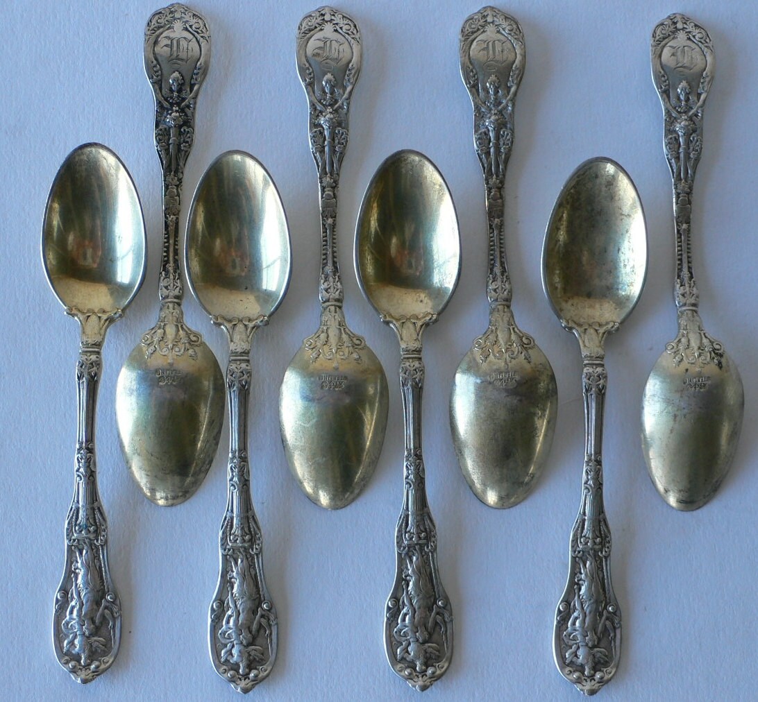 Mythologique Sterling Silver by Gorham 8 demitasse spoons from | Etsy