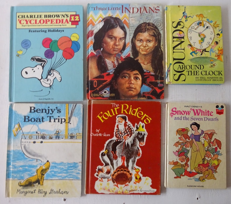 Vintage Children's Book Stack: 1970s Craft Supply, 32 Books - Etsy